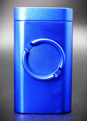 Aluminum Dugout One Hitter with a Built in Grinder Pocket Design